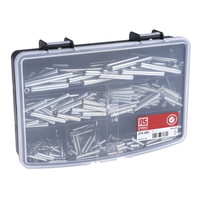 RS PRO | 600 piece Galvanised Steel Metric Spring Tension Pin Kit | 279 ...