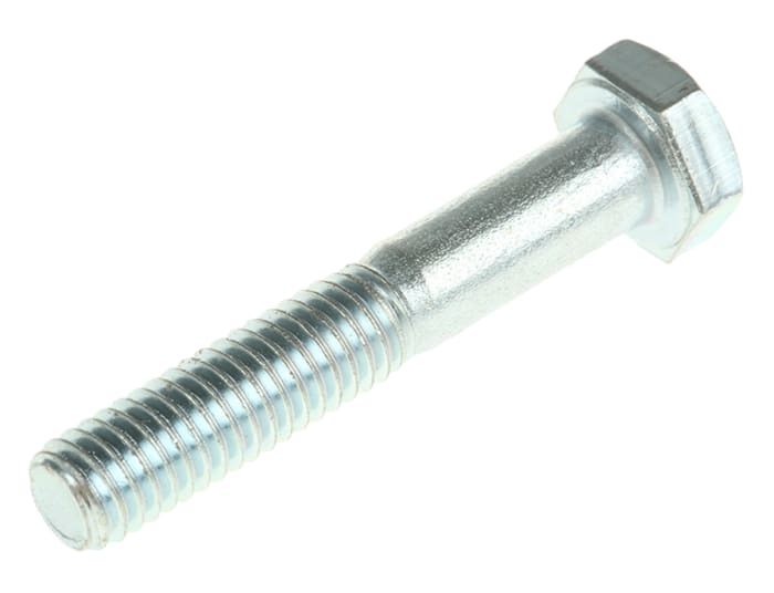 RS PRO | RS PRO Bright Zinc Plated Steel Hex, Hex Bolt, M6 x 35mm | 279-543 | RS Components