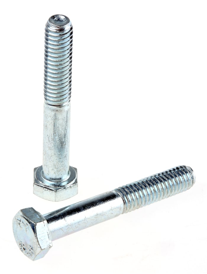 RS PRO | RS PRO Bright Zinc Plated Steel, Hex Bolt, M6 x 35mm | 279-543 | RS