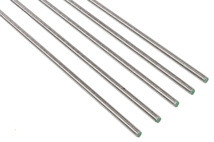 RS PRO | RS PRO Plain Stainless Steel Threaded Rod, M10, 1m | 280-414 | RS