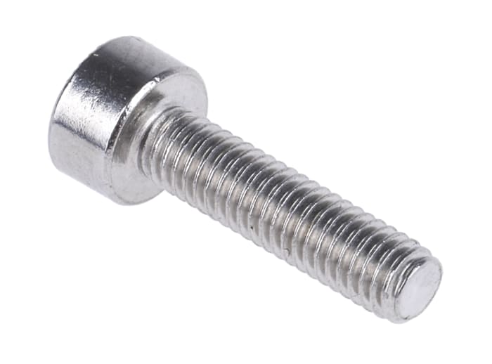 RS PRO | RS PRO Plain Stainless Steel Hex Socket Cap Screw, DIN 912, M3 ...