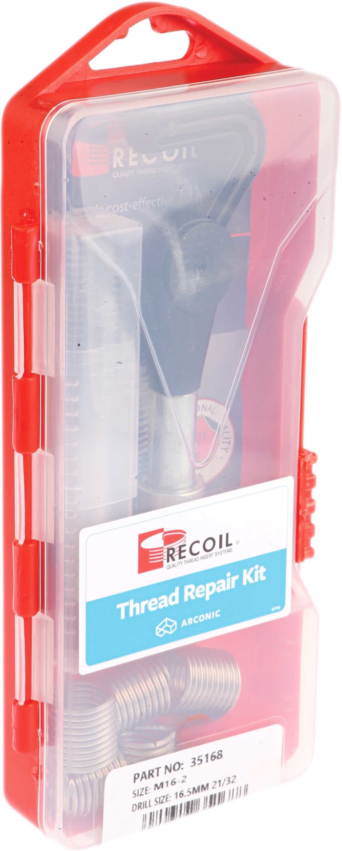 35168 Recoil | Recoil 7 piece M16 x 2 Thread Repair Kit | 291-868 | RS