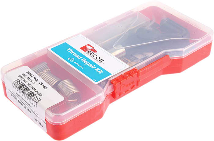 35168 Recoil | Recoil 7 piece M16 x 2 Thread Repair Kit | 291-868 | RS