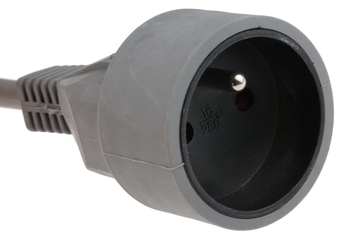 RS PRO | RS PRO 5m Type E - French Extension Lead, 250 V | 296-387 | RS