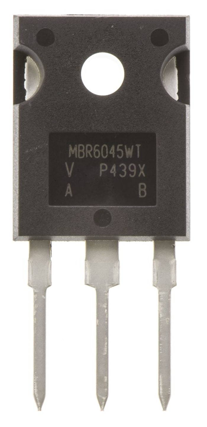 VS-MBR6045WT-N3 Vishay | Vishay 45V 60A, Dual Schottky Diode, 3-Pin TO ...