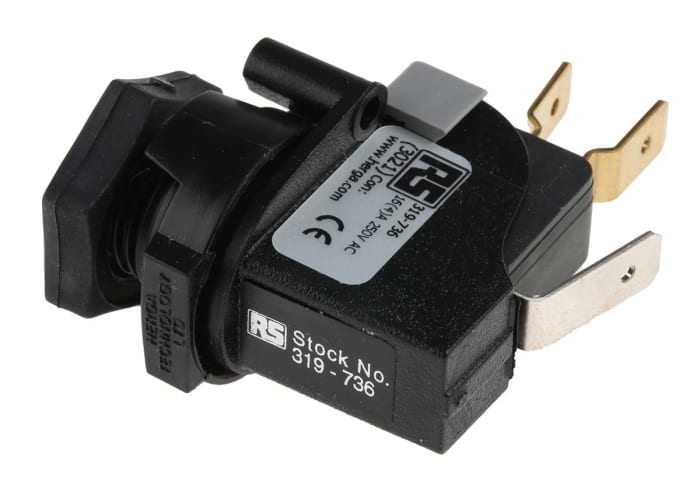 RS PRO | RS PRO 6871 Series Latching Air Switch, 250mm Fly Lead, Panel ...