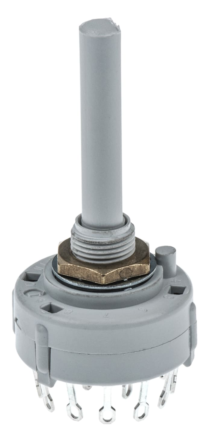 CK1025 Lorlin | Lorlin, 6 Position DPST Rotary Switch, 150 mA@ 250 V ac ...