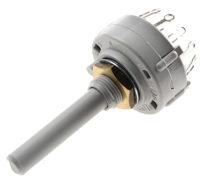 CK1027 Lorlin | Lorlin, 3 Position 4PST Rotary Switch, 150 mA@ 250 V ac ...