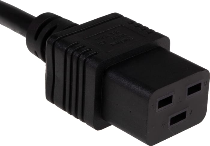 RS PRO | RS PRO Straight IEC C19 Socket to Straight IEC C20 Plug Power ...