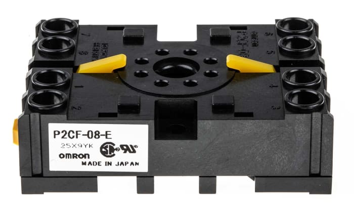 P2CF-08-E Omron | Omron Socket For Use With H3CR-A Series, H3CR-F ...