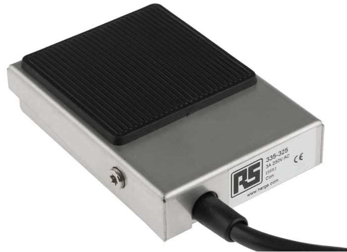 RS PRO | RS PRO General Purpose Momentary Foot Switch - Stainless Steel ...