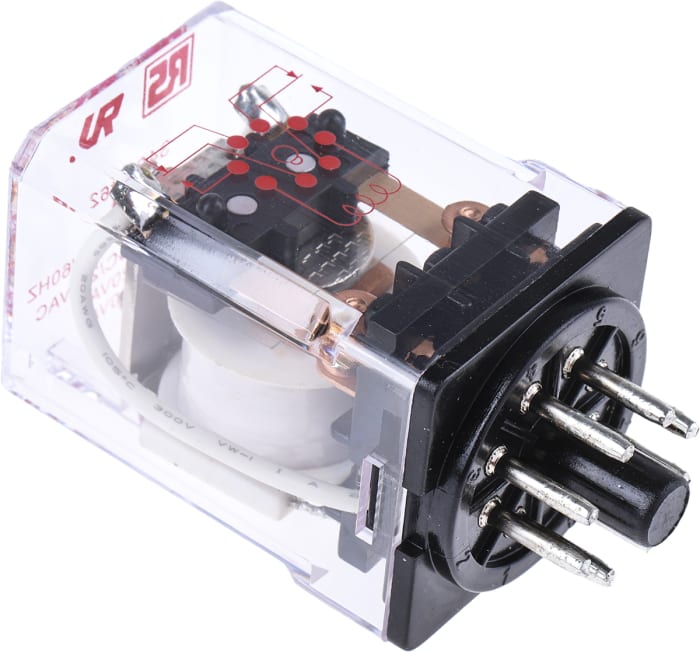 RS PRO | RS PRO Plug In Power Relay, 230V ac Coil, 10A Switching ...