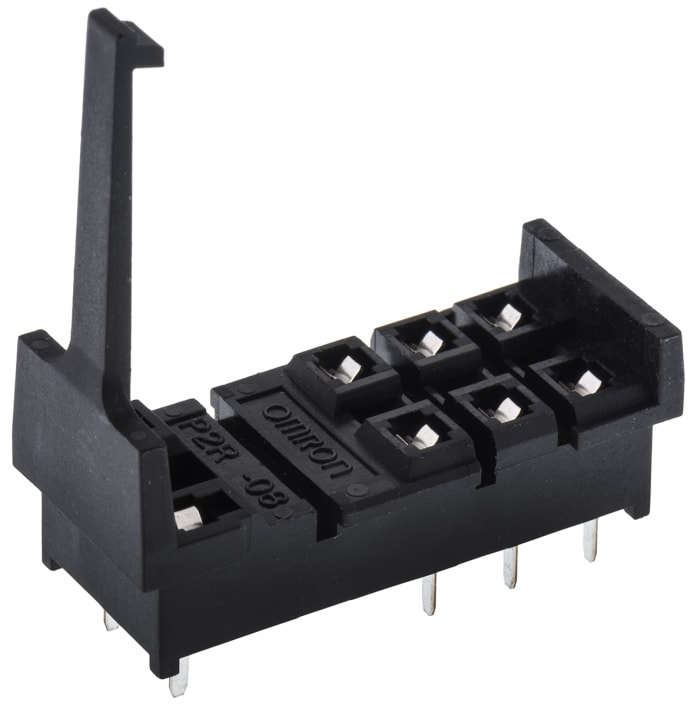 P2R-08P Omron | Omron P2R 8 Pin 250V ac PCB Mount Relay Socket, for use ...