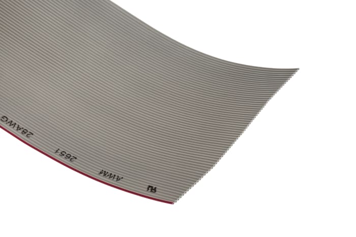 RS PRO | RS PRO Flat Ribbon Cable, 64-Way, 1.27mm Pitch, 30m Length ...