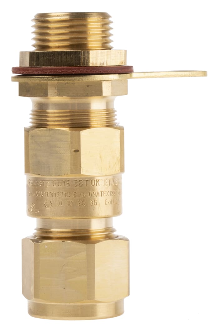 E1WFK2/20S/M20 Peppers | Black Brass Cable Gland, M20 Thread, 11.5mm ...