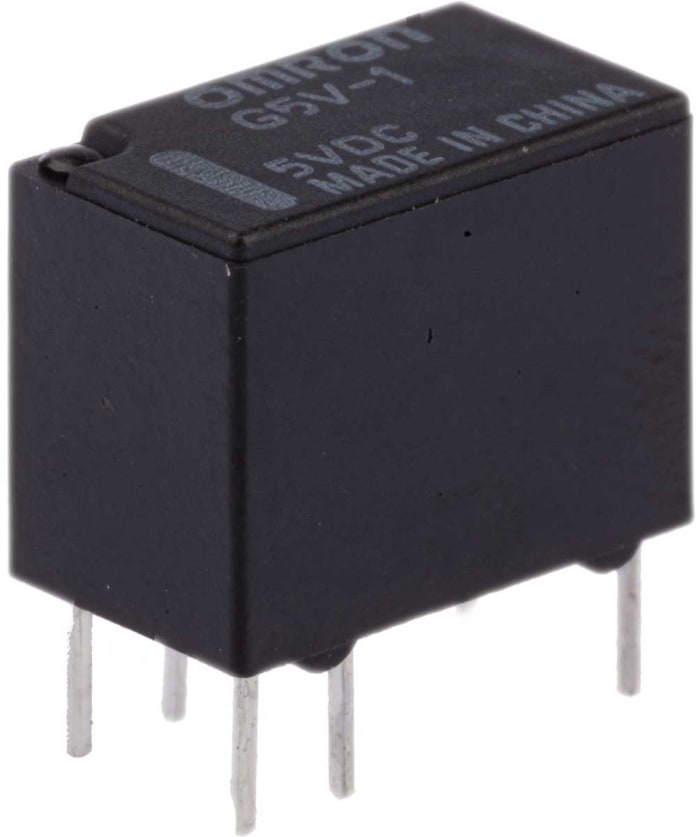 G5V-1 DC5 Omron | Omron PCB Mount Signal Relay, 5V dc Coil, 2A ...
