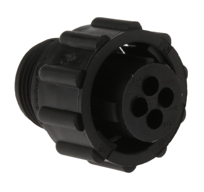 182647-1 TE Connectivity | Conector circular TE Connectivity macho serie CPC Series 1 de 4 vías ...