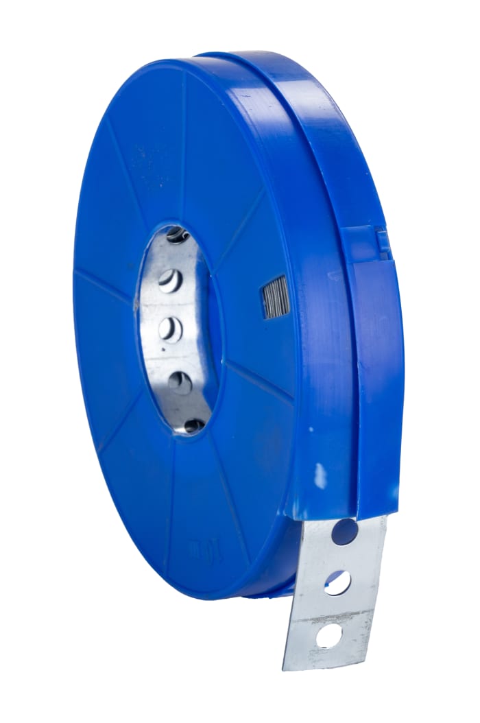 RS PRO | RS PRO Plastic Coated Galvanised Steel Fixing Strap, 10 m x 26 ...