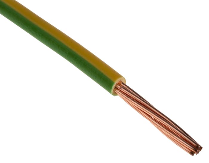 20147720 Prysmian | Prysmian 6491X Series Green/Yellow 6 mm² Hook Up ...