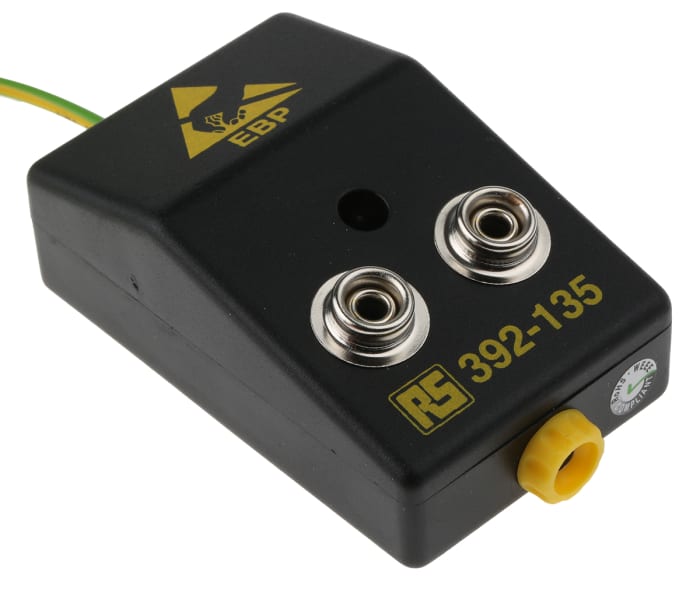 RS PRO | RS PRO ESD Earth Bonding Box With 10 mm Stud x 2 | 392-135 | RS