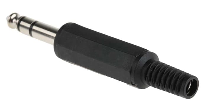 RS PRO | RS PRO Jack Connector 6.35 mm Cable Mount Stereo Plug, 3Pole ...