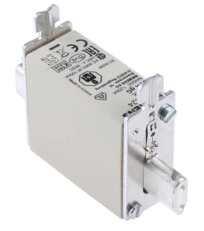 3NA3824 Siemens | Siemens 80A NH Fuse, NH000, 500V ac | 395-664 | RS