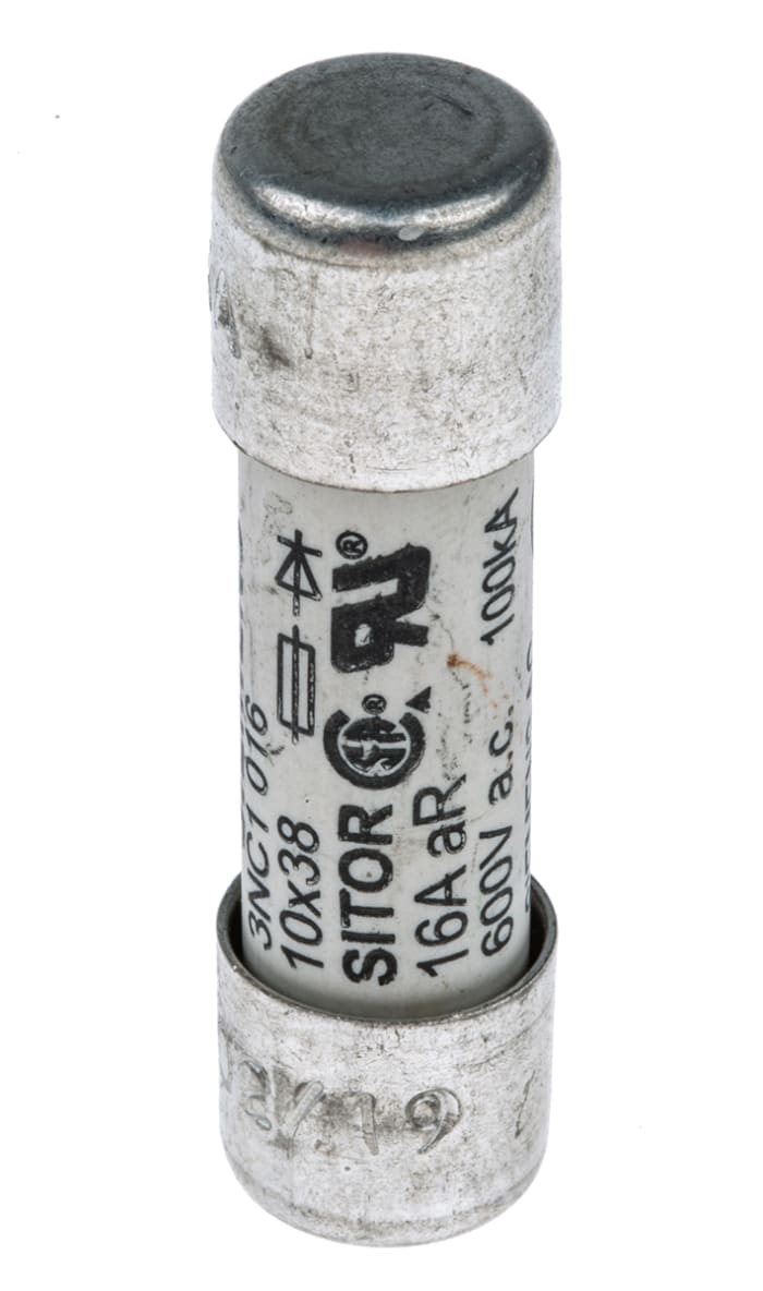 3NC1016 Siemens | Siemens 16A Cartridge Fuse, 10 x 38mm | 395-783 | RS