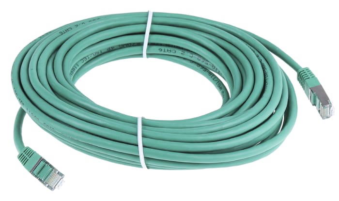 RS PRO | Cable Ethernet Cat6 S/FTP RS PRO de color Verde, long. 10m ...