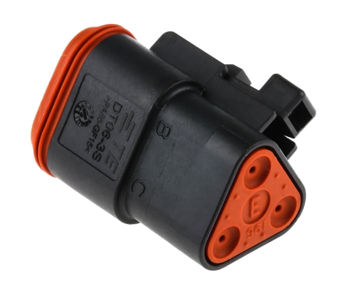 DT06-3S-CE06 Deutsch | Deutsch, DT Automotive Connector Plug 3 Way DT06-3S-CE06 | 425-682 | RS