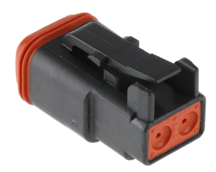 DT06-2S-CE06 Deutsch | Conector automotor Deutsch DT Macho, Negro ...