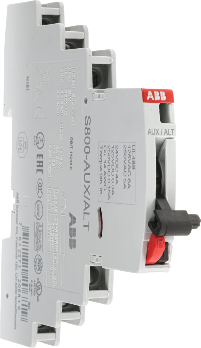 2CCS800900R0021 S800-AUX/ALT ABB | ABB Auxiliary Contact, 2 Contact ...