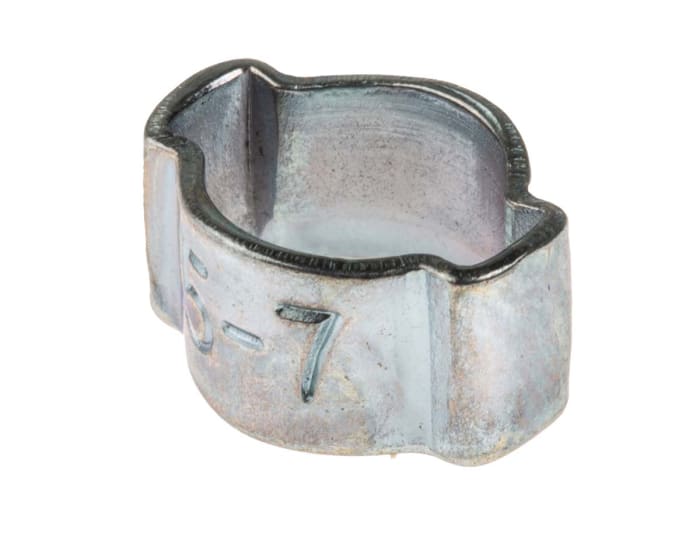 RS PRO | RS PRO Steel O Clip, 6mm Band Width, 5 → 7mm ID | 436-370 | RS