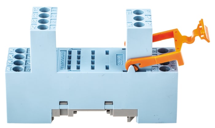 S9-M Releco | Releco MRC 14 Pin 250V ac DIN Rail Relay Socket, for use ...