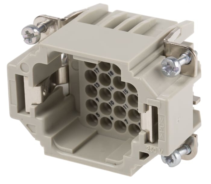 11285000 EPIC | EPIC Heavy Duty Power Connector Insert, 10A, Male, H-DD Series, 25 Contacts ...