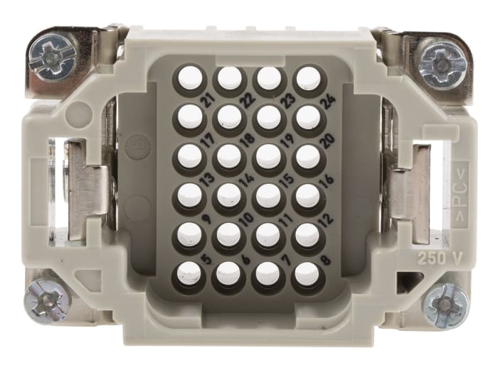 11285000 EPIC | EPIC Heavy Duty Power Connector Insert, 10A, Male, H-DD Series, 25 Contacts ...