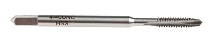 RS PRO | RS PRO Threading Tap, 4/40 Thread, UNC Standard, Machine Tap ...