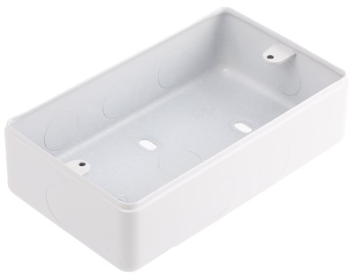K897 WHI MK Electric | MK Electric Metalclad White Steel Back Box, BS ...