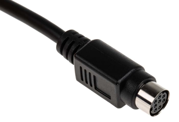 RS PRO | RS PRO Male 8 Pin mini-DIN to Female 8 Pin mini-DIN Black DIN ...