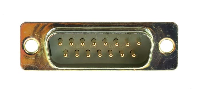 RS PRO | RS PRO 15 Way Panel Mount D-sub Connector Plug, 2.77mm Pitch | 466-185 | RS