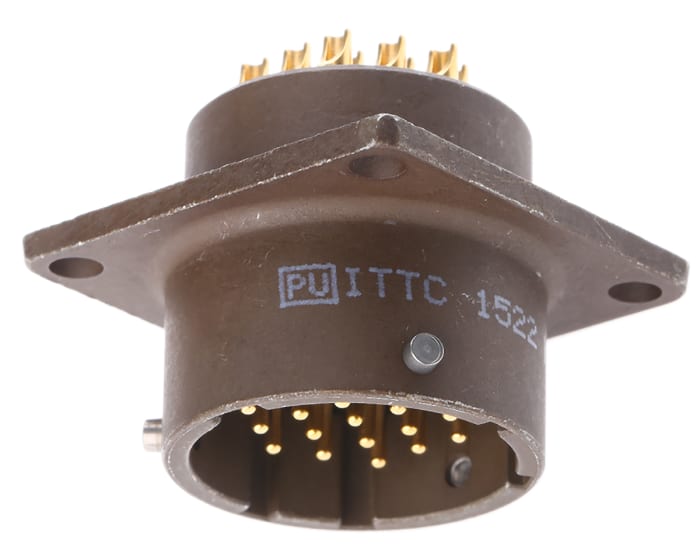 KPT02E14-19P ITT Cannon | ITT Cannon, KPT, Copper Alloy 19 Way Box ...