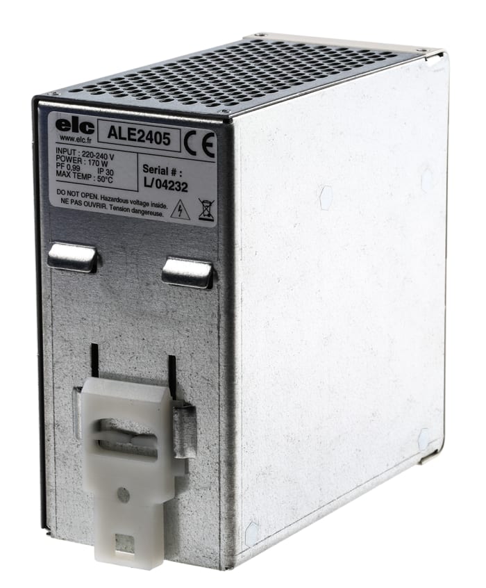 ALE2405 ELC | ELC ALE Switched Mode DIN Rail Power Supply, 230V ac ac ...