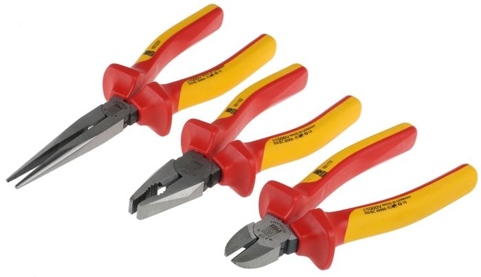 RS PRO | RS PRO 7 Piece Electricians Tool Kit with Case, VDE Approved ...