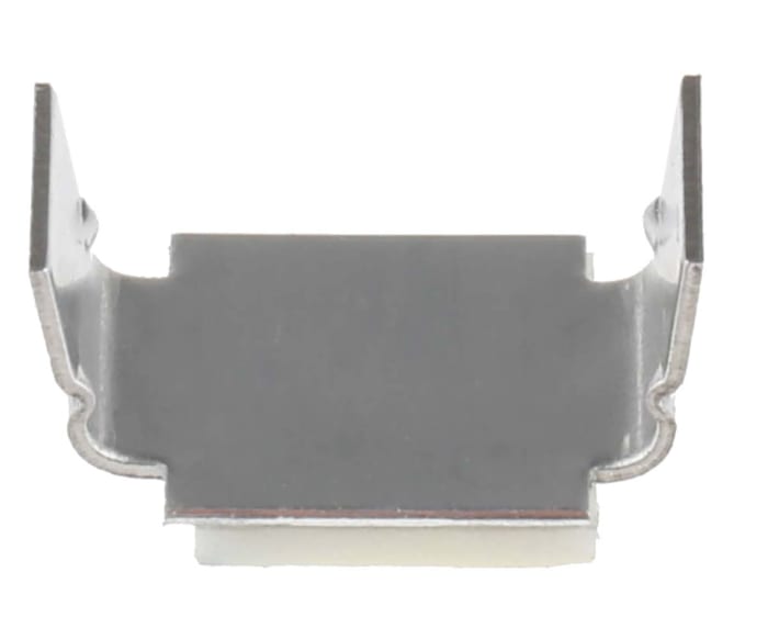 RS PRO | RS PRO Natural Aluminium Clip with foldable legs, 12.7mm Max ...