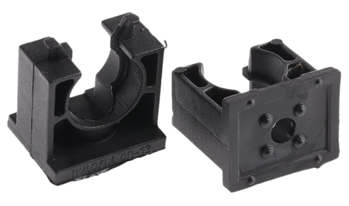 SDN-12N Nylofix | Nylofix Black Nylon Conduit Clip, 12mm Max. Bundle ...