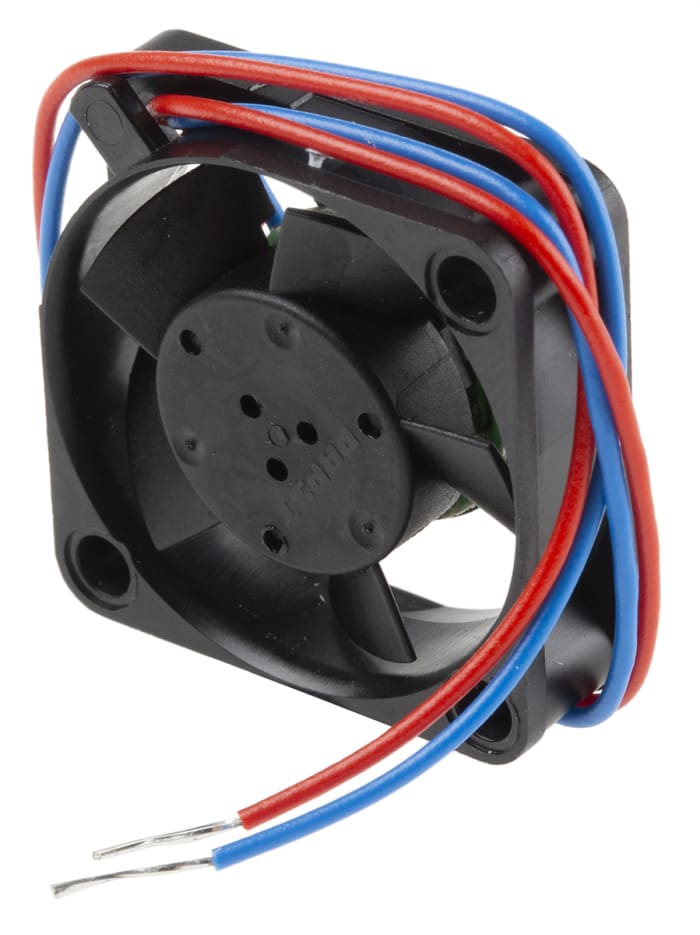 255M ebm-papst | ebm-papst 250 Series Axial Fan, 5 V dc, DC Operation, 2.3m³/h, 200mW, 25 x 25 x ...