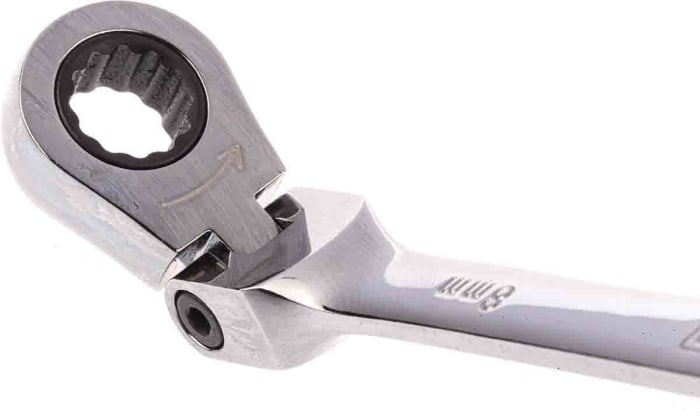 RS PRO | RS PRO Combination Ratchet Spanner, 8mm, Metric, Double Ended ...