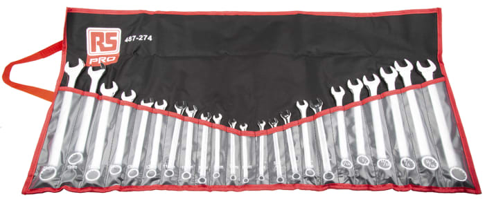 RS PRO | RS PRO 23-Piece Spanner Set, 5/16 → 13/16 in, Chrome Vanadium ...