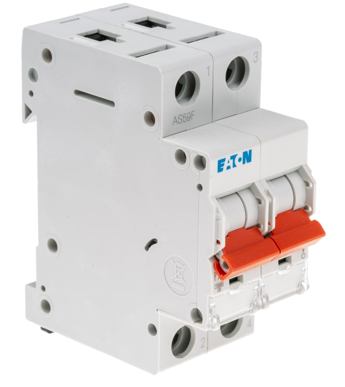 236227 PXL-B10/2 Eaton | Eaton xPole PXL, S200 MCB, 2P, 10A Curve B, 400V AC, 48V DC, 10 kA ...