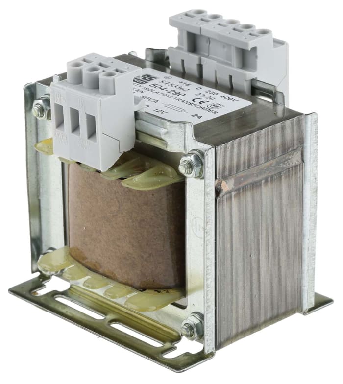 RS PRO | RS PRO 50VA 1 Output Chassis Mounting Transformer, 12V ac, IEC ...