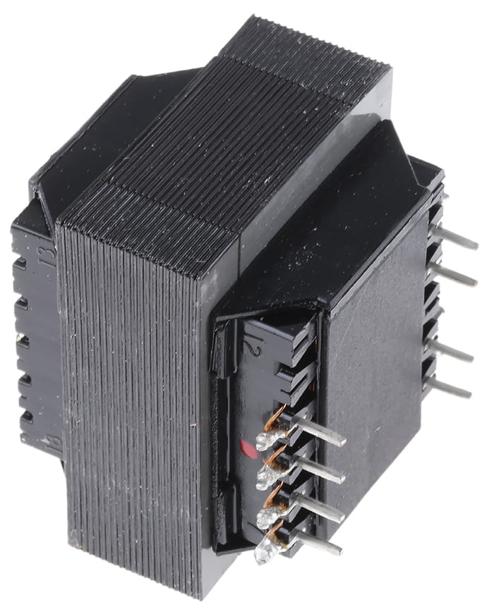 RS PRO | RS PRO 6V ac 2 Output Through Hole PCB Transformer, 6VA | 504 ...